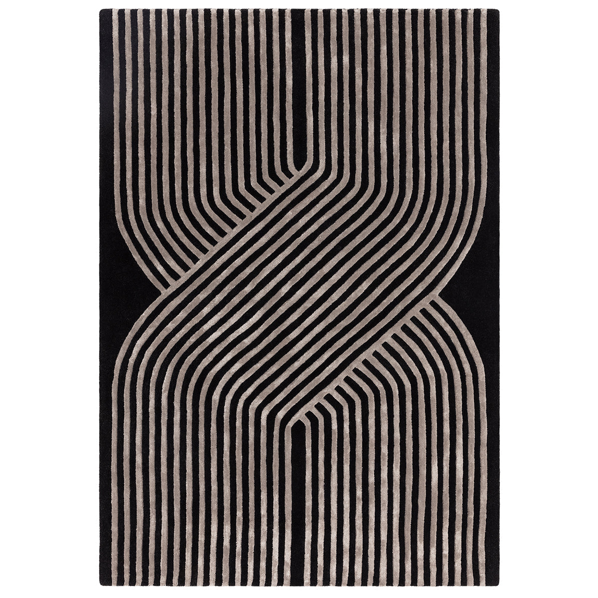 Asiatic Matrix Solsitice Gunmetal Rug